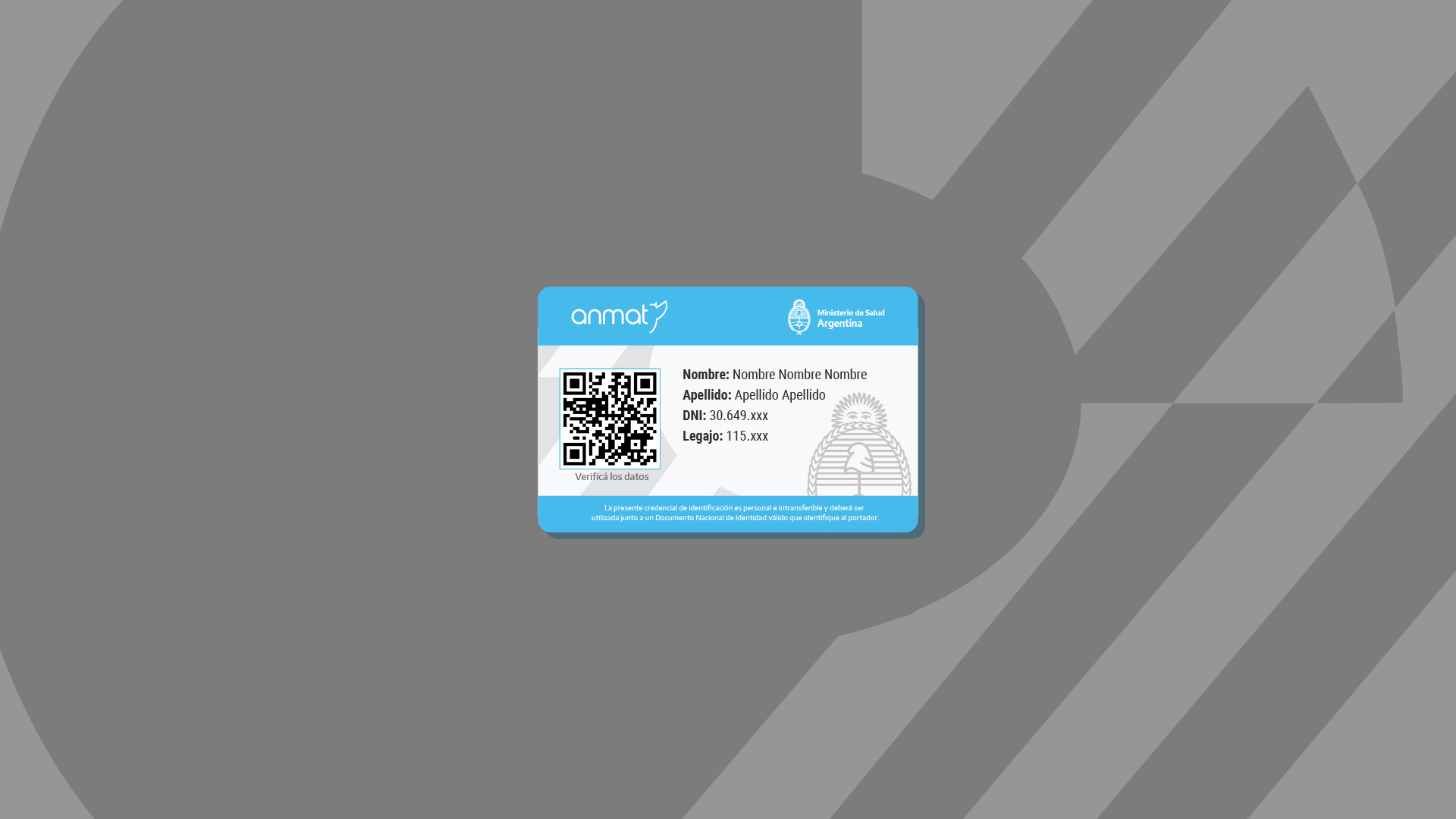 Credenciales de ANMAT | Argentina.gob.ar