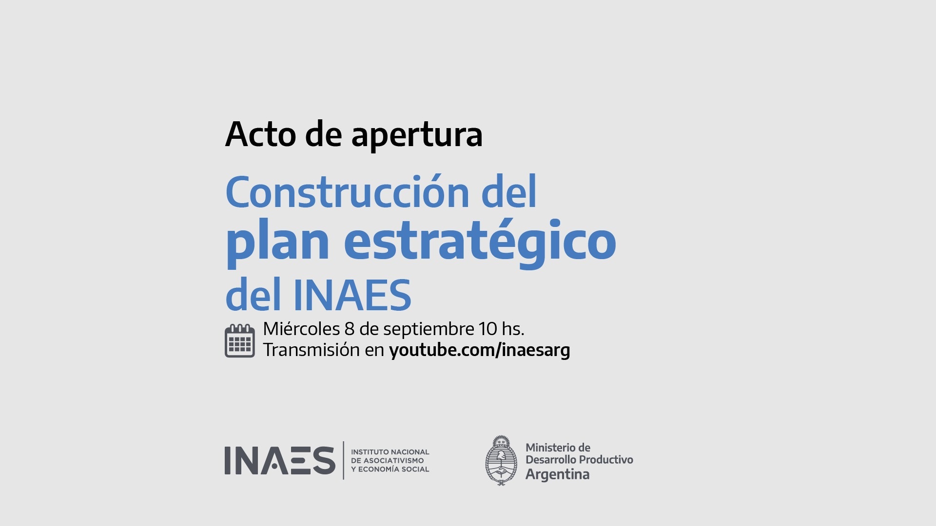 El INAES lanza el proceso de construcción de Plan Estratégico ...