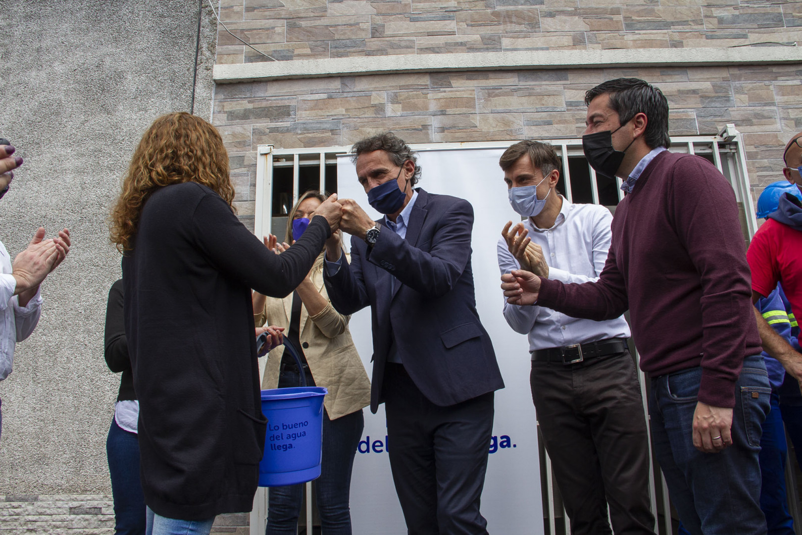 Katopodis y Galmarini habilitaron la ampliación de la red cloacal en Morón | Argentina.gob.ar