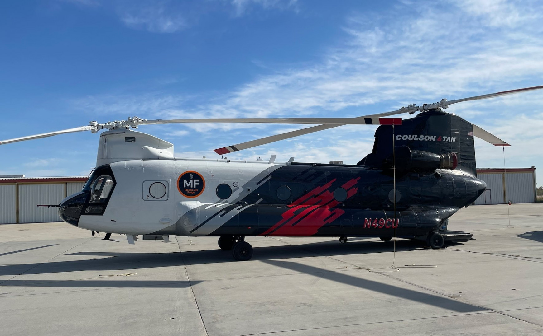 Arribará al país un helicóptero canadiense de gran porte para la lucha ...
