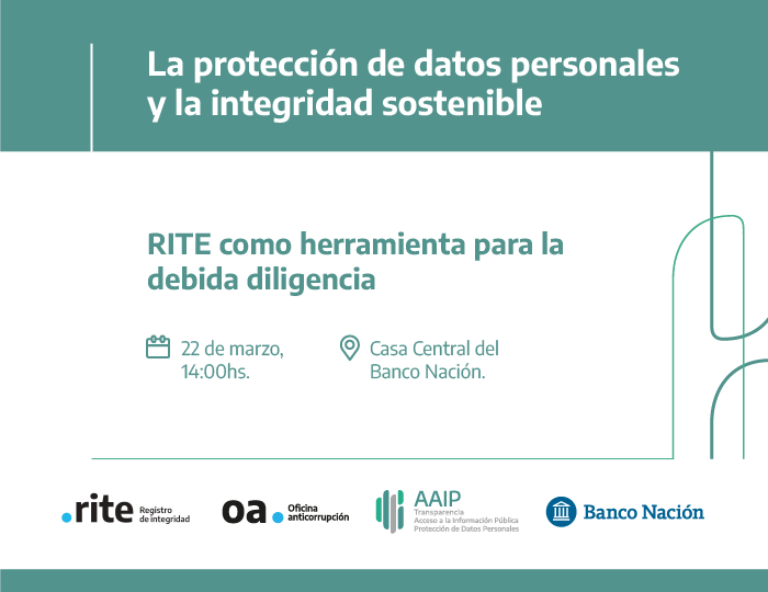 Invitación al encuentro “La protección de datos personales y la ...
