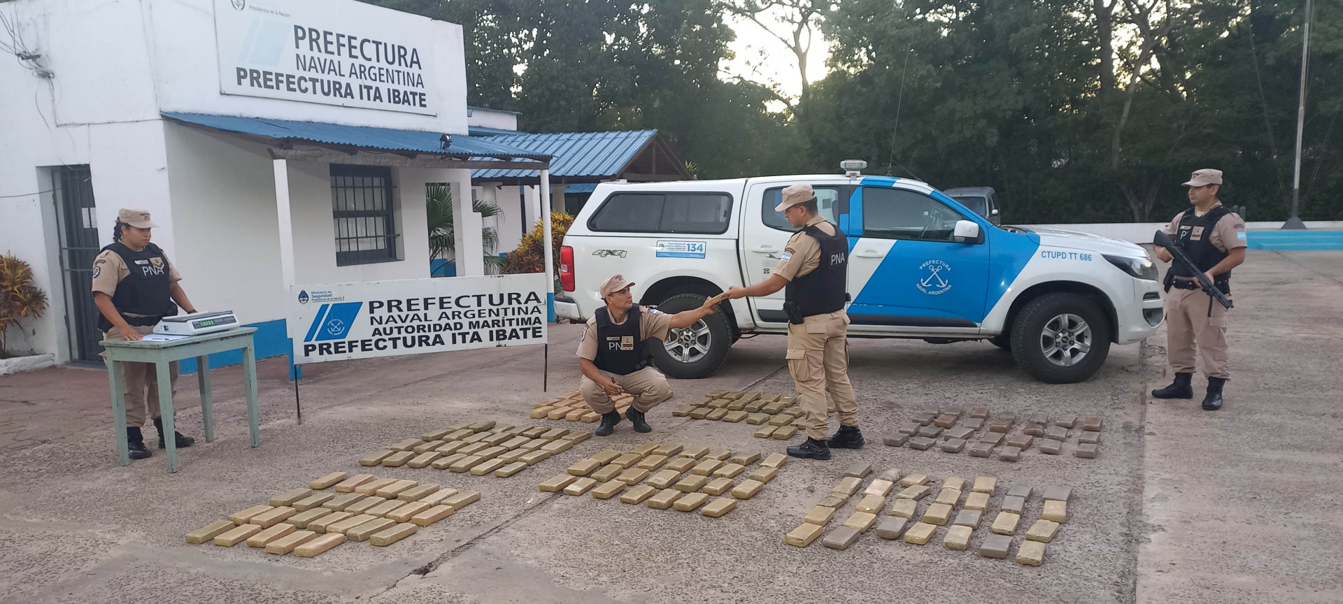 Prefectura Secuestró Más De 140 Kilos De Marihuana En Corrientes