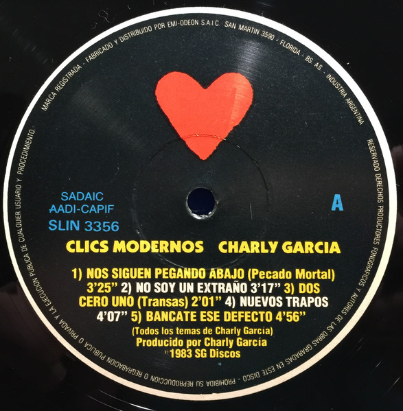 Filiberto Rock: el disco"Clics modernos" de Charly García en un gran ...
