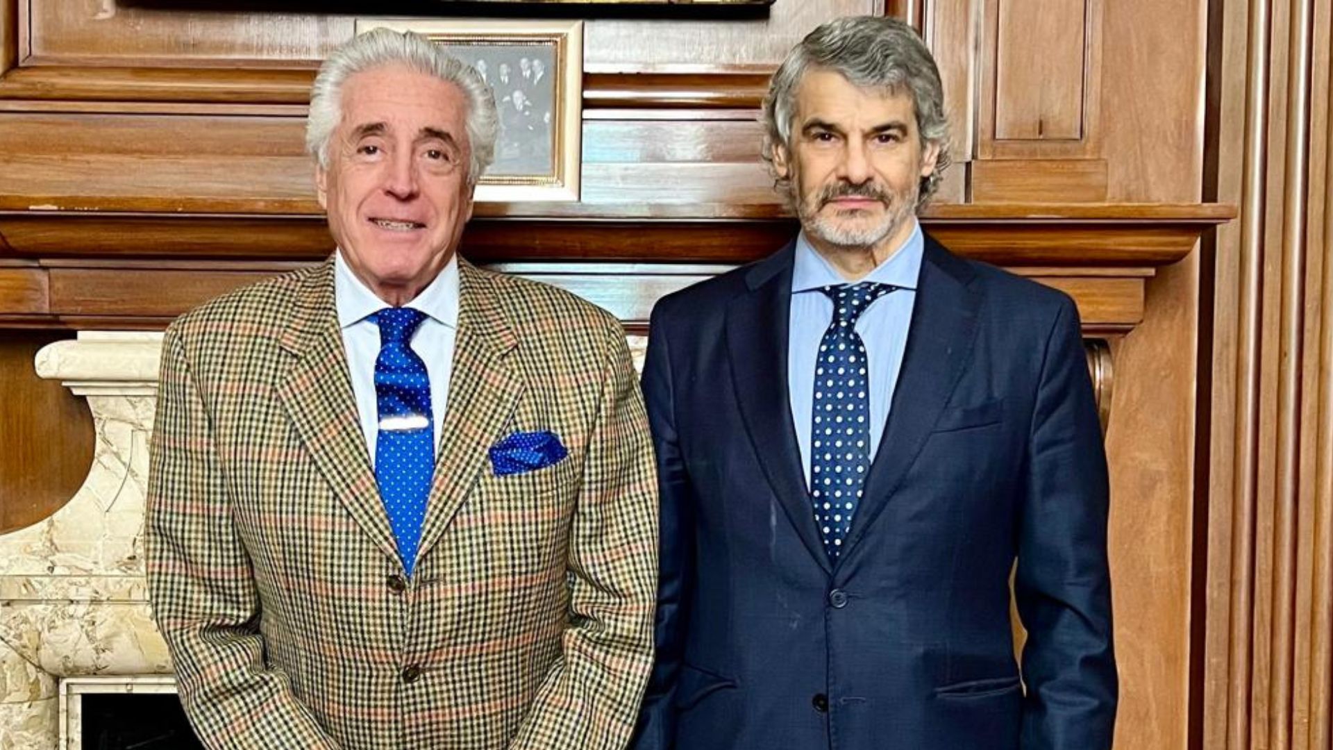 El inspector general de Justicia visitó al Decano de la Facultad de ...