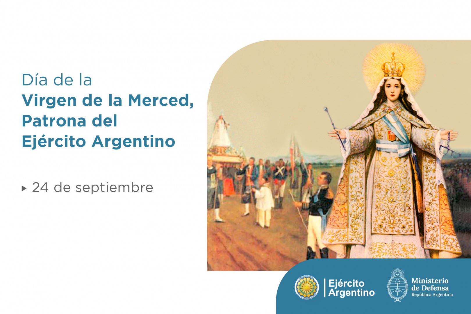 Advocación de la Virgen de la Merced, Patrona del Ejército Argentino ...