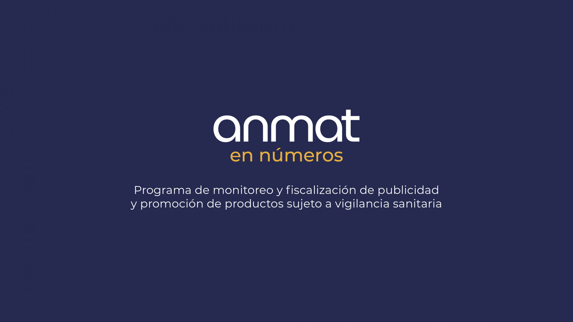 ANMAT en números: Programa de Monitoreo y Fiscalización de Publicidad ...