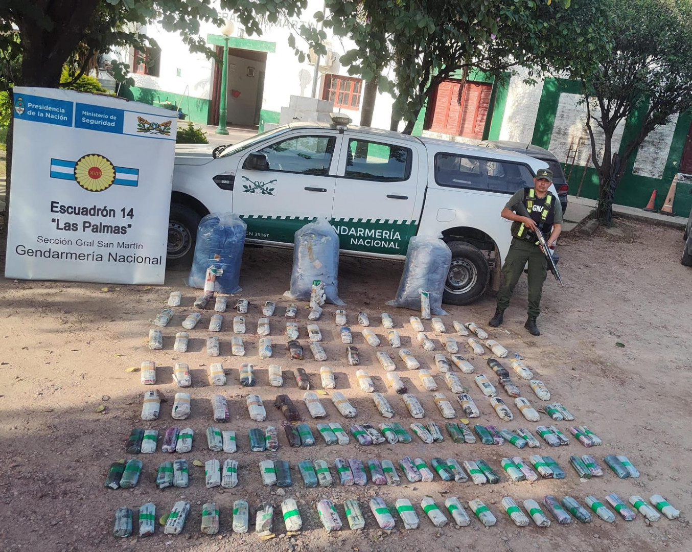 Chaco: Como resultado de un patrullaje en zona de monte hallan 120 ...
