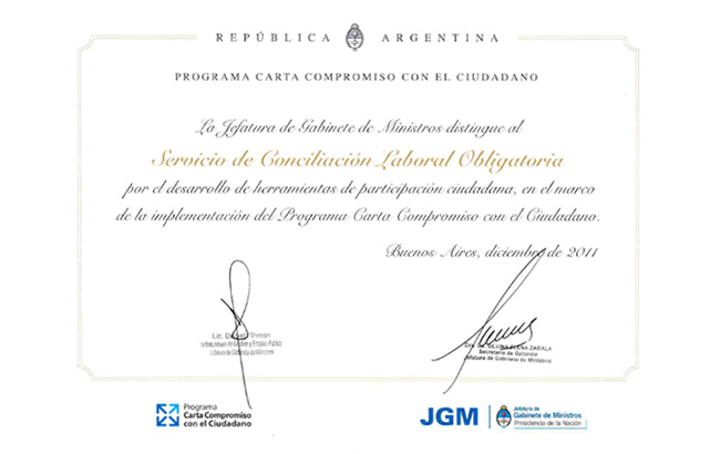 Otro premio para el SECLO | Argentina.gob.ar