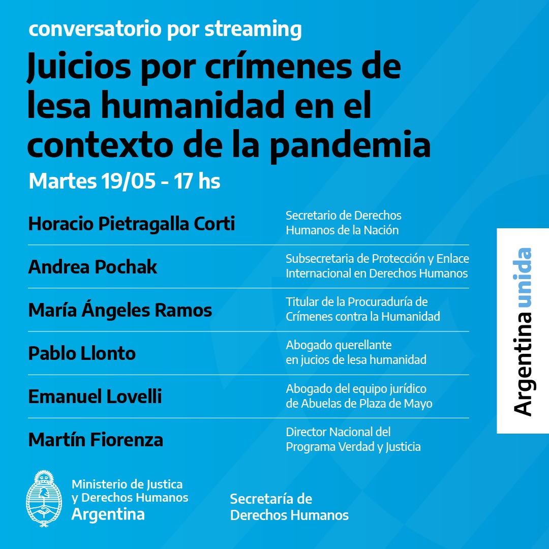 Juicios Por Crímenes De Lesa Humanidad Y Pandemia Argentina Gob Ar