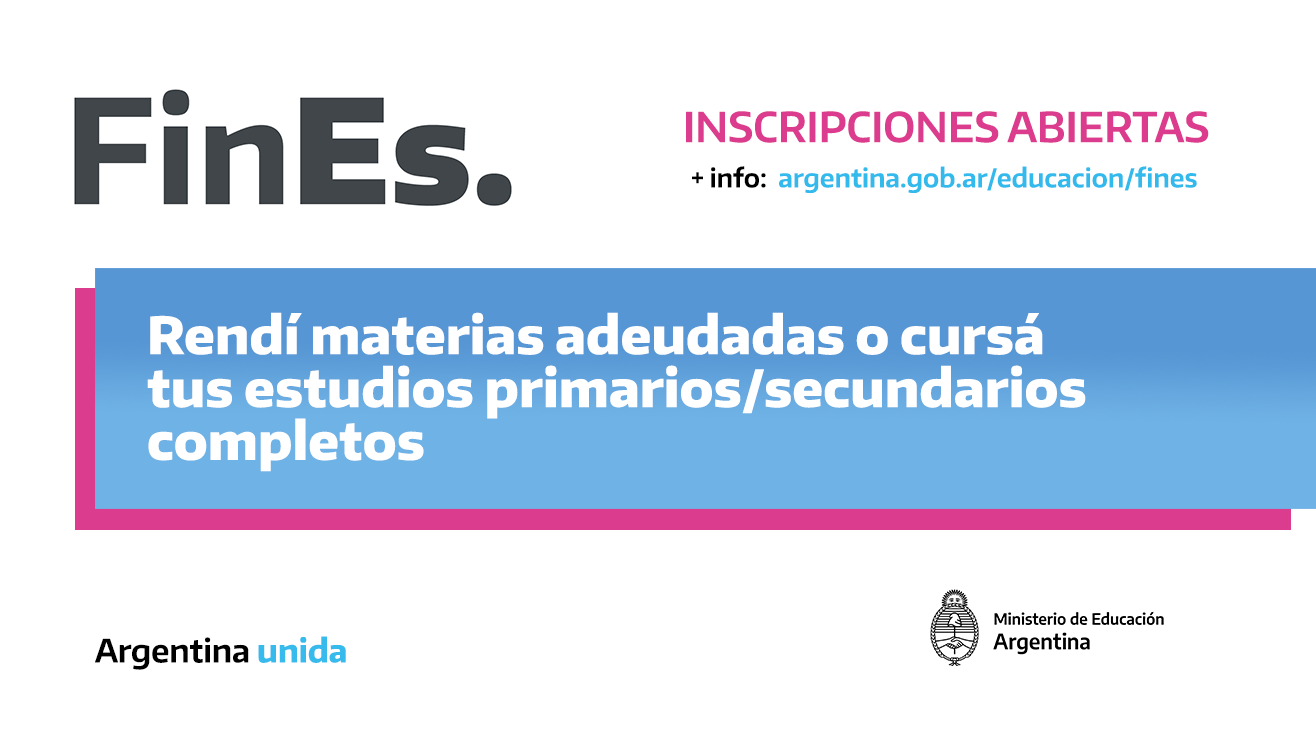 Comienzan las inscripciones para el Plan FinEs 2021 | Argentina.gob.ar