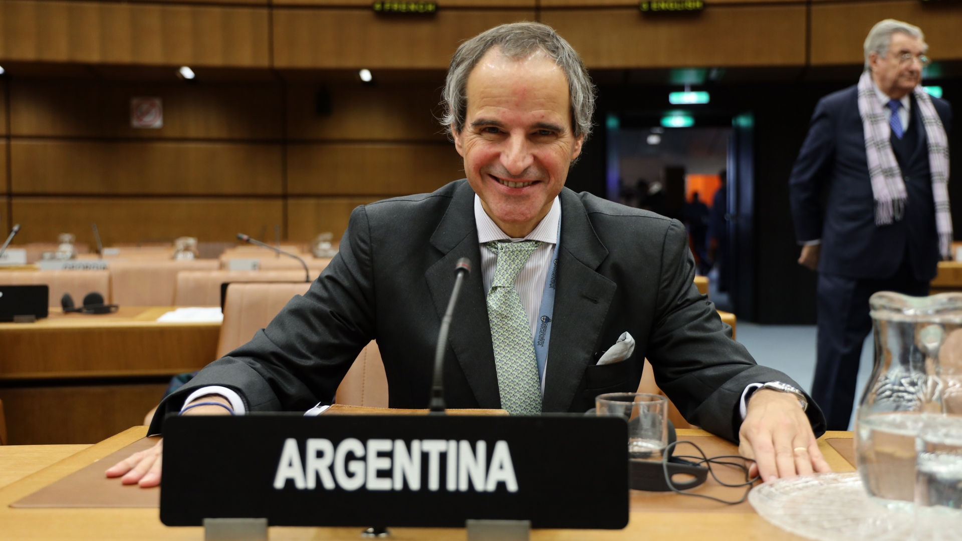 Salutación al nuevo Director General del OIEA, Embajador Rafael M ...