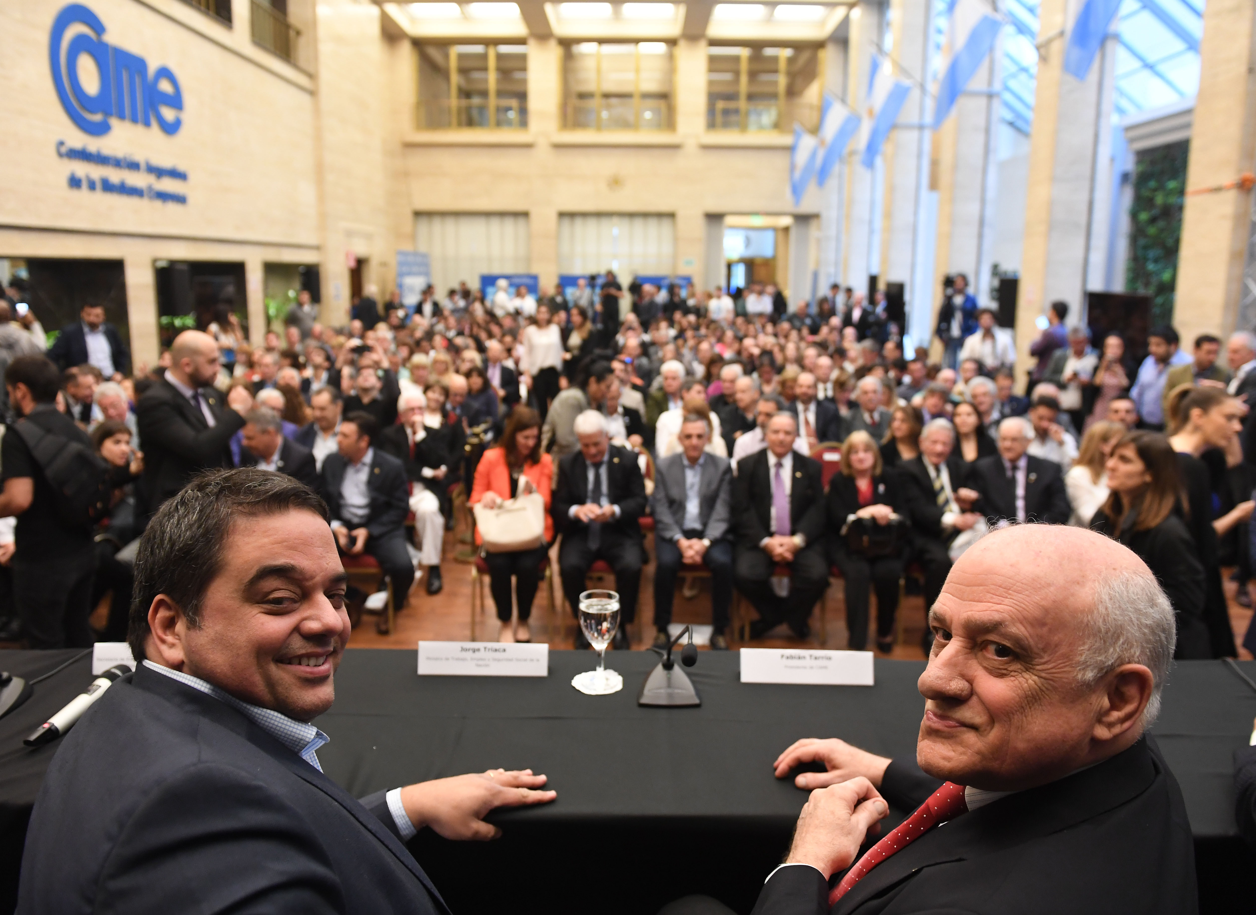 El ministro Triaca presentó los beneficios para empresas en CAME ...