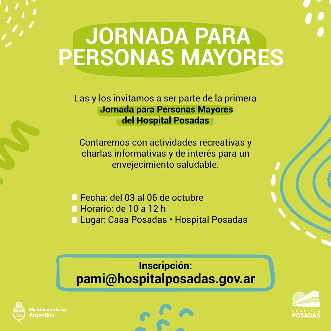 Jornada para personas mayores | Argentina.gob.ar Jornada para personas mayores | Argentina.gob.ar