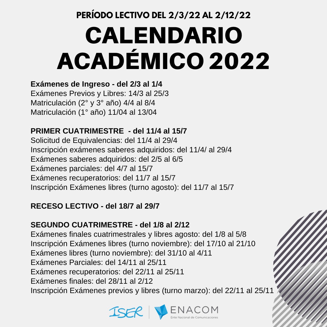Calendario Académico | Argentina.gob.ar