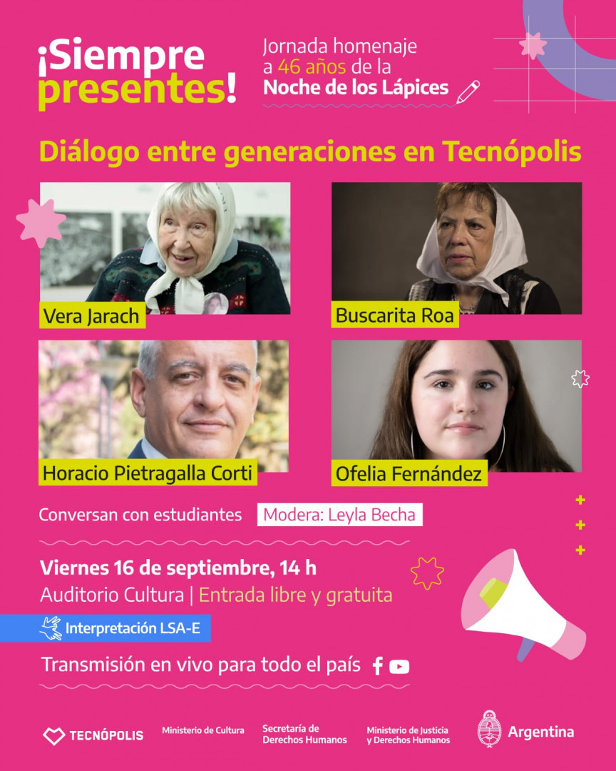 A 46 años de la Noche de los Lápices, la Secretaría de Derechos Humanos ... A 46 años de la Noche de los Lápices, la Secretaría de Derechos Humanos ...