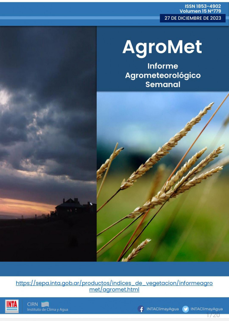 AgroMet - N° 779 - 27/12/23 | Argentina.gob.ar